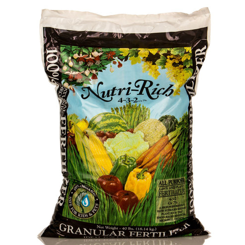 Nutri-Rich Organic Granular Fertilizer, 4-3-2 – A Little Hill Farm
