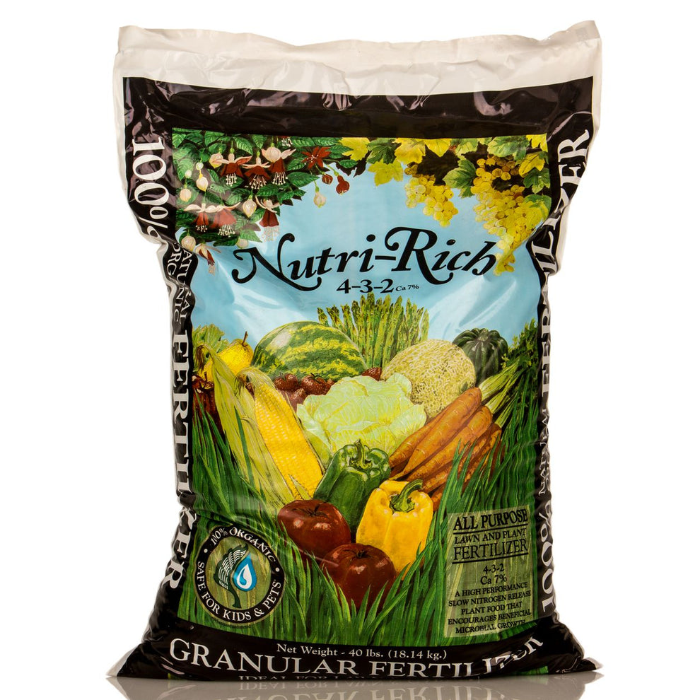 Nutri-Rich Organic Granular Fertilizer, 4-3-2 – A Little Hill Farm